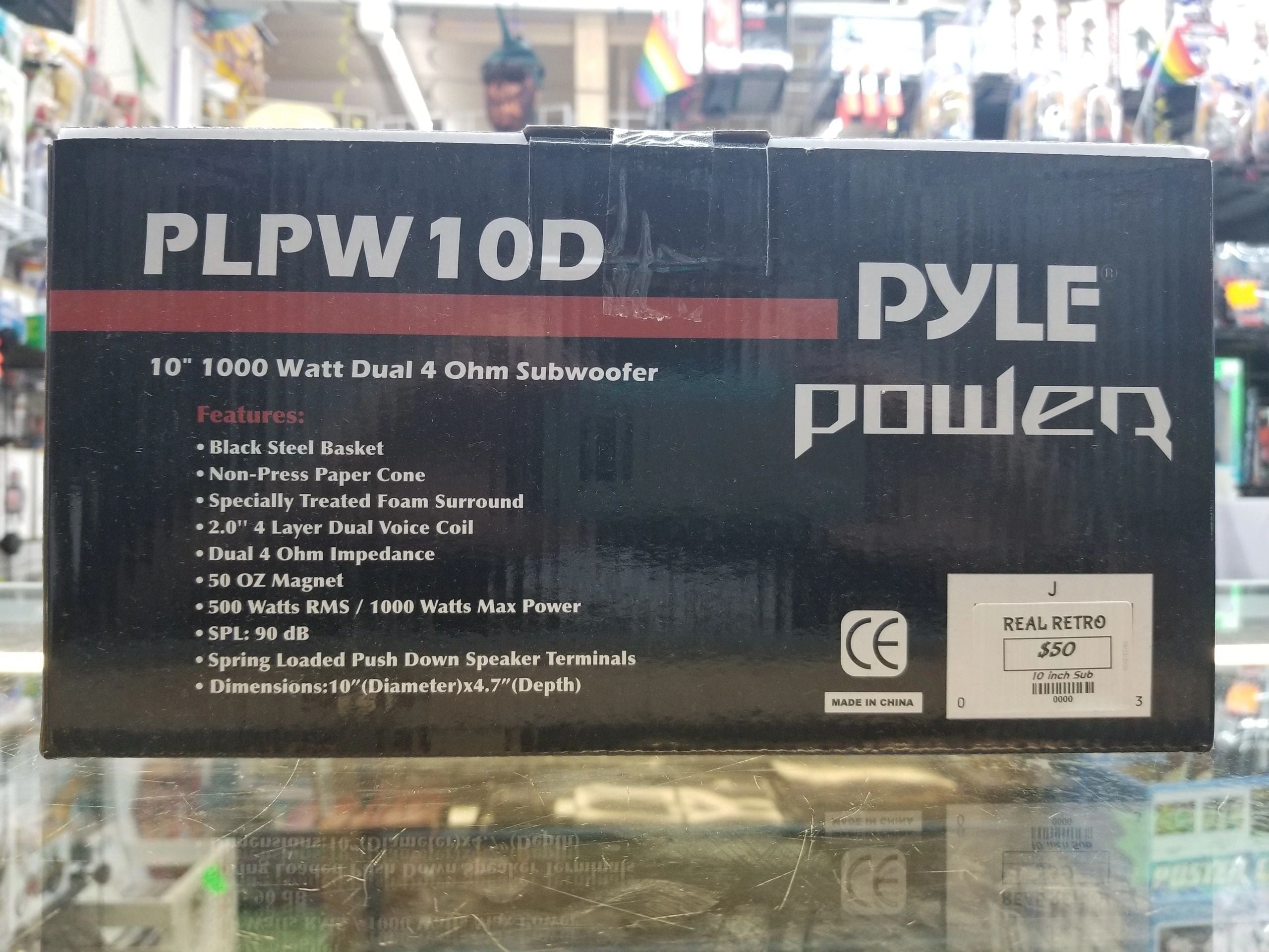 Pyle Power Dual 4 Ohm Subwoofer – RealRetro