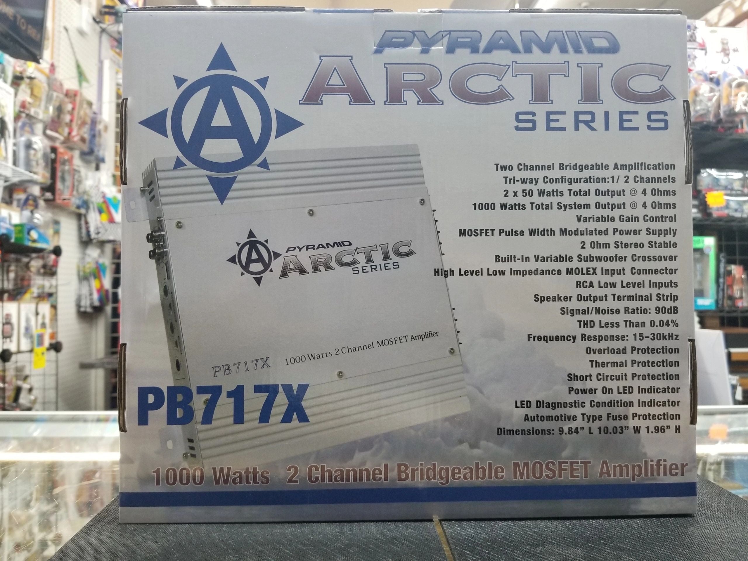 Pyramid Arctic Series 2 Channel Bridgeable MOSFET Amplifier – RealRetro